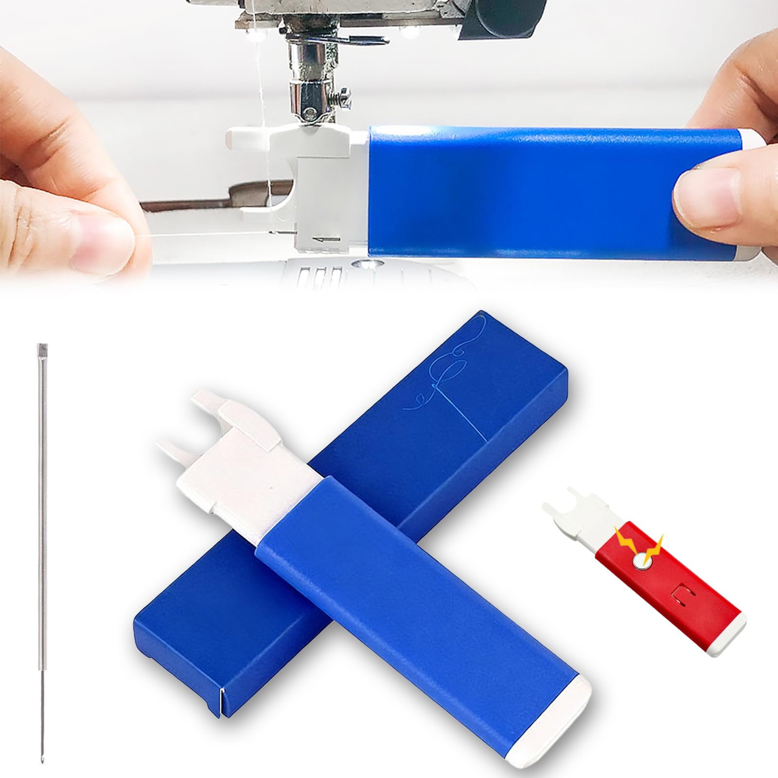 Upgraded Automatic Needle Threader with Strong Magnet, Simple Quick ...