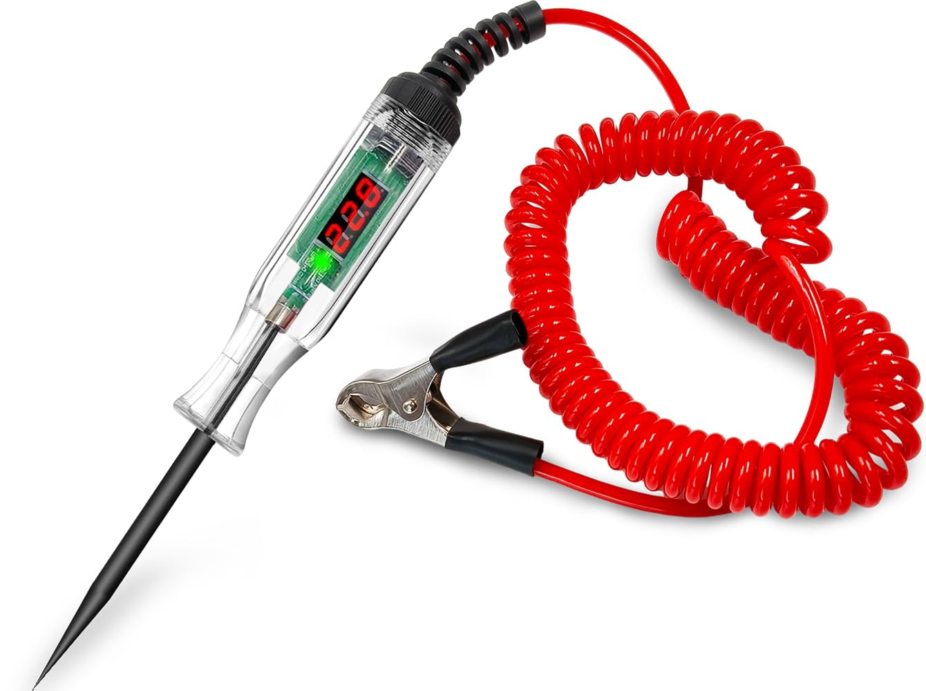 Upgraded Automotive Test Light, 3-90V DC LED Digital Circuit Tester Pen ...