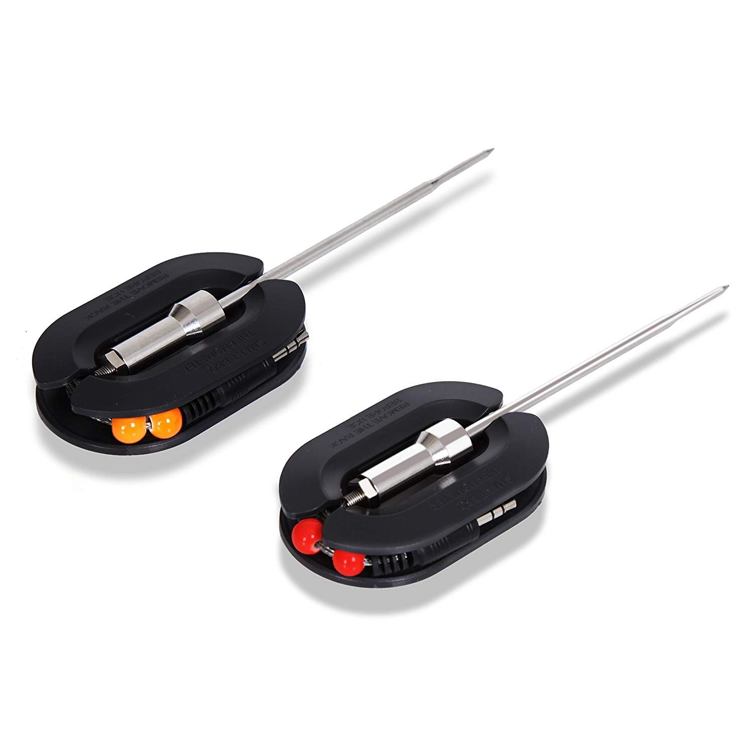 NutriChef 2 Pcs Stainless Steel BBQ Thermometer Probes for PWIRBBQ80 ...
