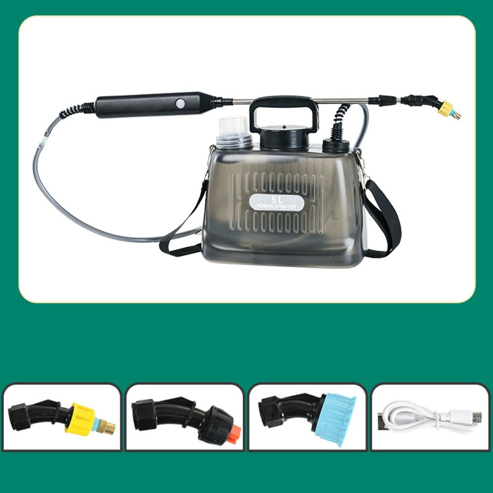 Upgraded Battery-Powered Garden Sprayer: Effortless 3-Speed Spraying 5 ...
