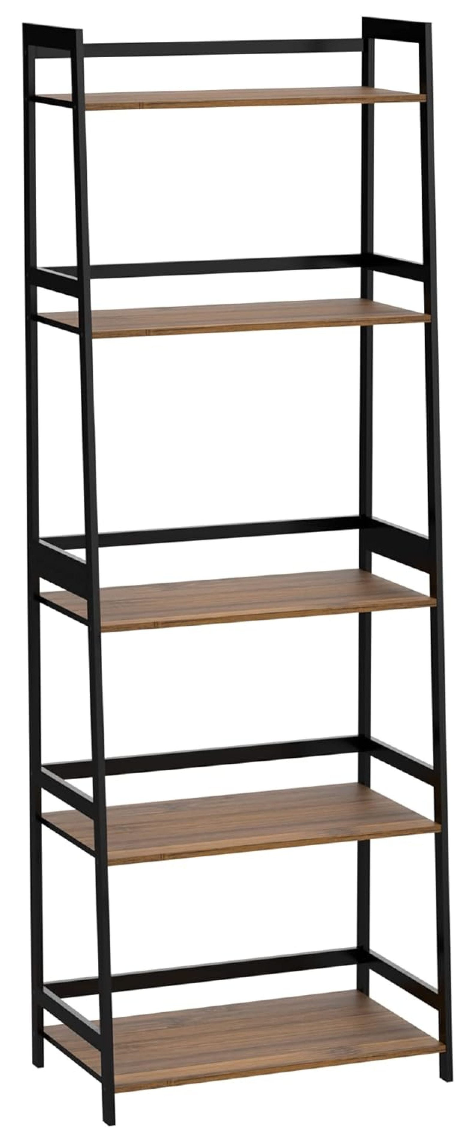 Upgraded Bookshelf, Storage Book Shelves, 5 Tier Tall Bookcase, Modern ...