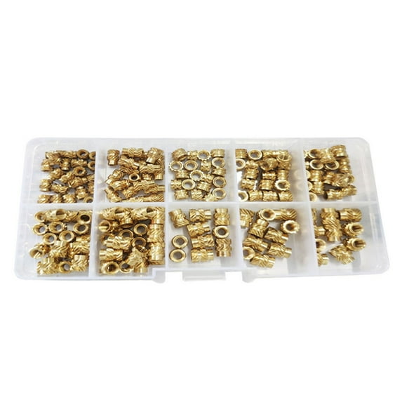 Upgraded Brass Threaded Insert Nut set Reliable Nut Corrosion Resistant ...
