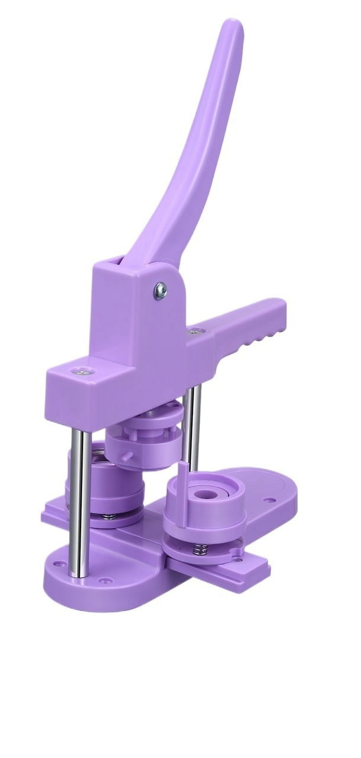 Upgraded Button Badge Maker Machine 58mm Purple Button Pin Press ...
