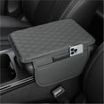 Upgraded Car Center Console Cover , Premium Microfiber Leather Armrest ...