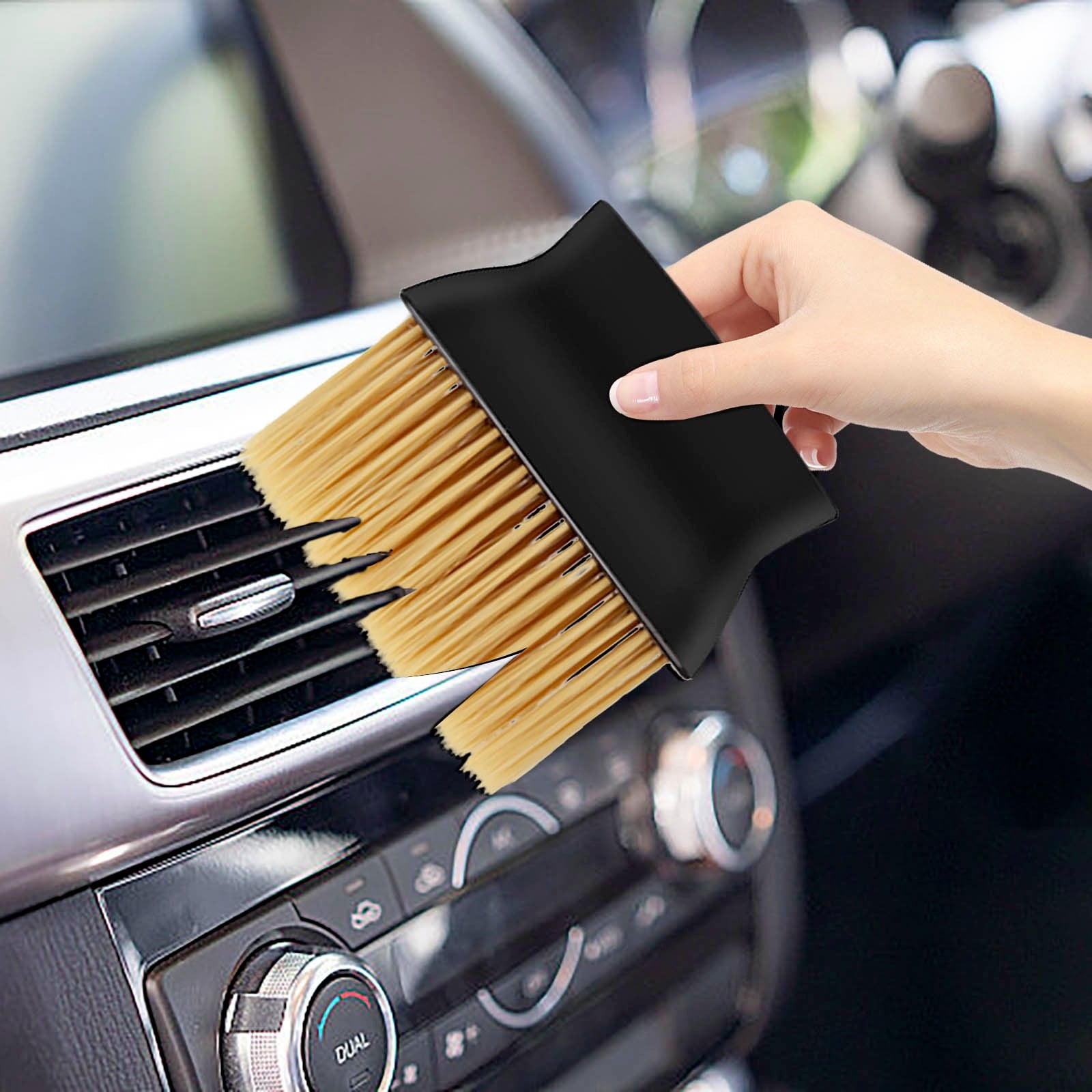 Upgraded Car Duster Interior, Whisk Broom for Car, Detailing Brush ...