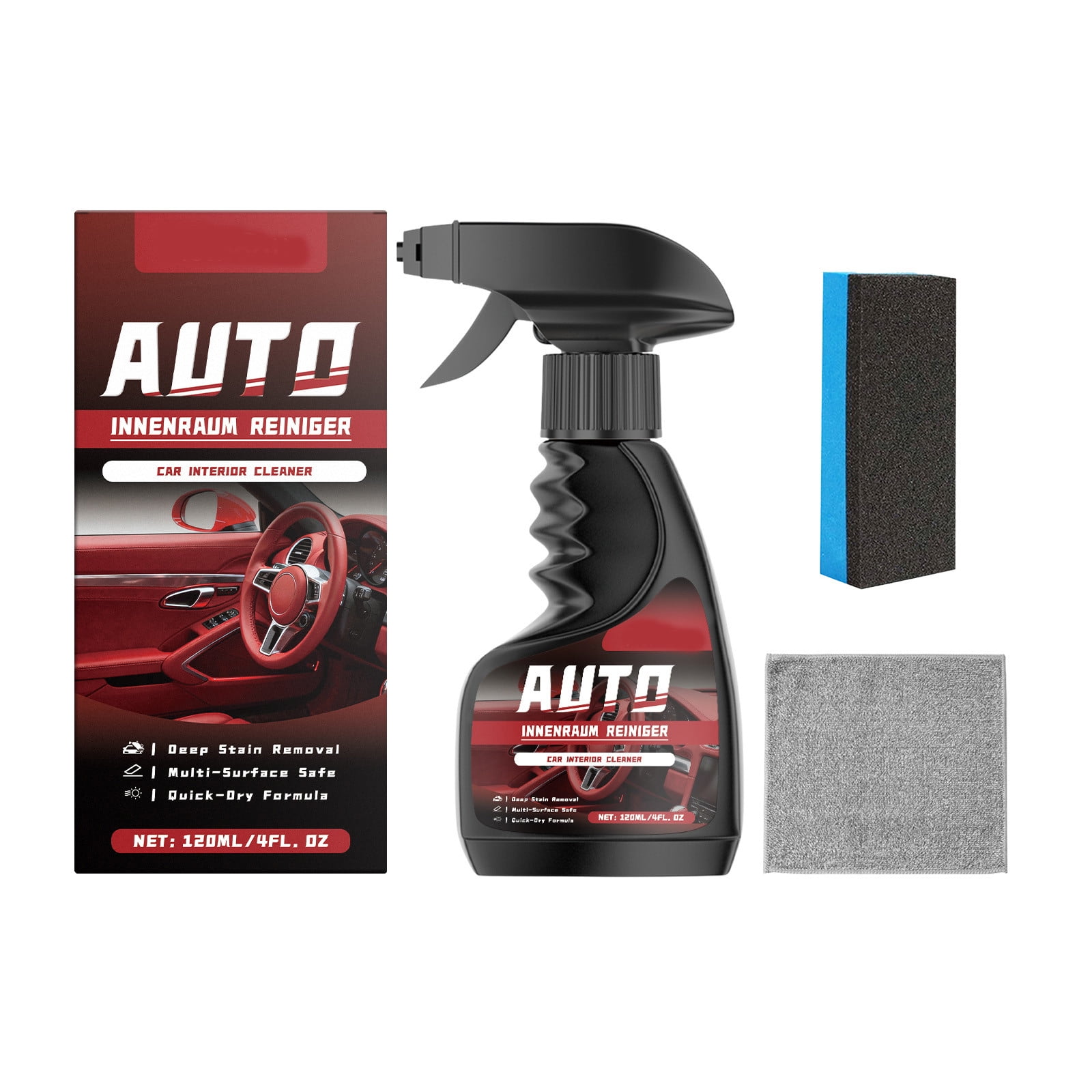 Upgraded Car Interior Cleaning And Care Spray Interior Decontamination ...