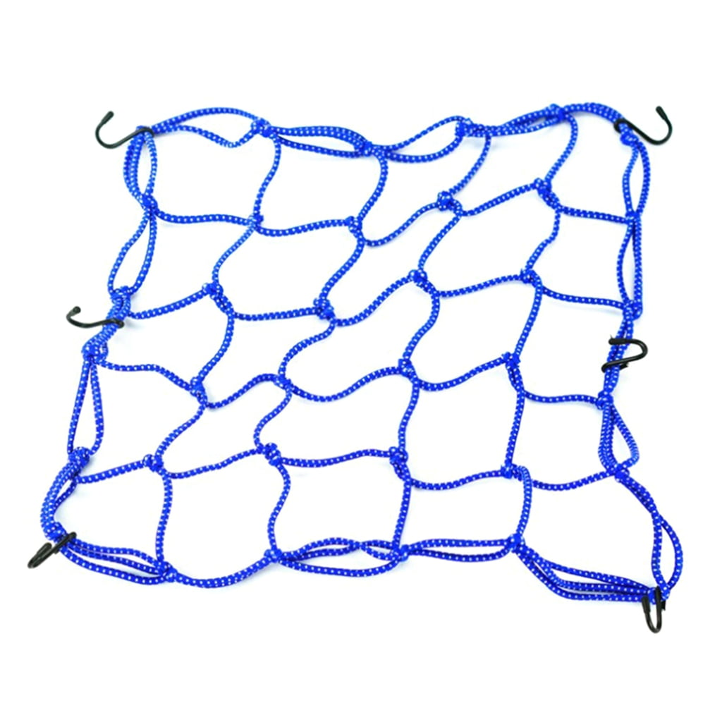 Upgraded Cargo Net for MotorcycleHelmet Storage, 16"x16" HighsElastic ...