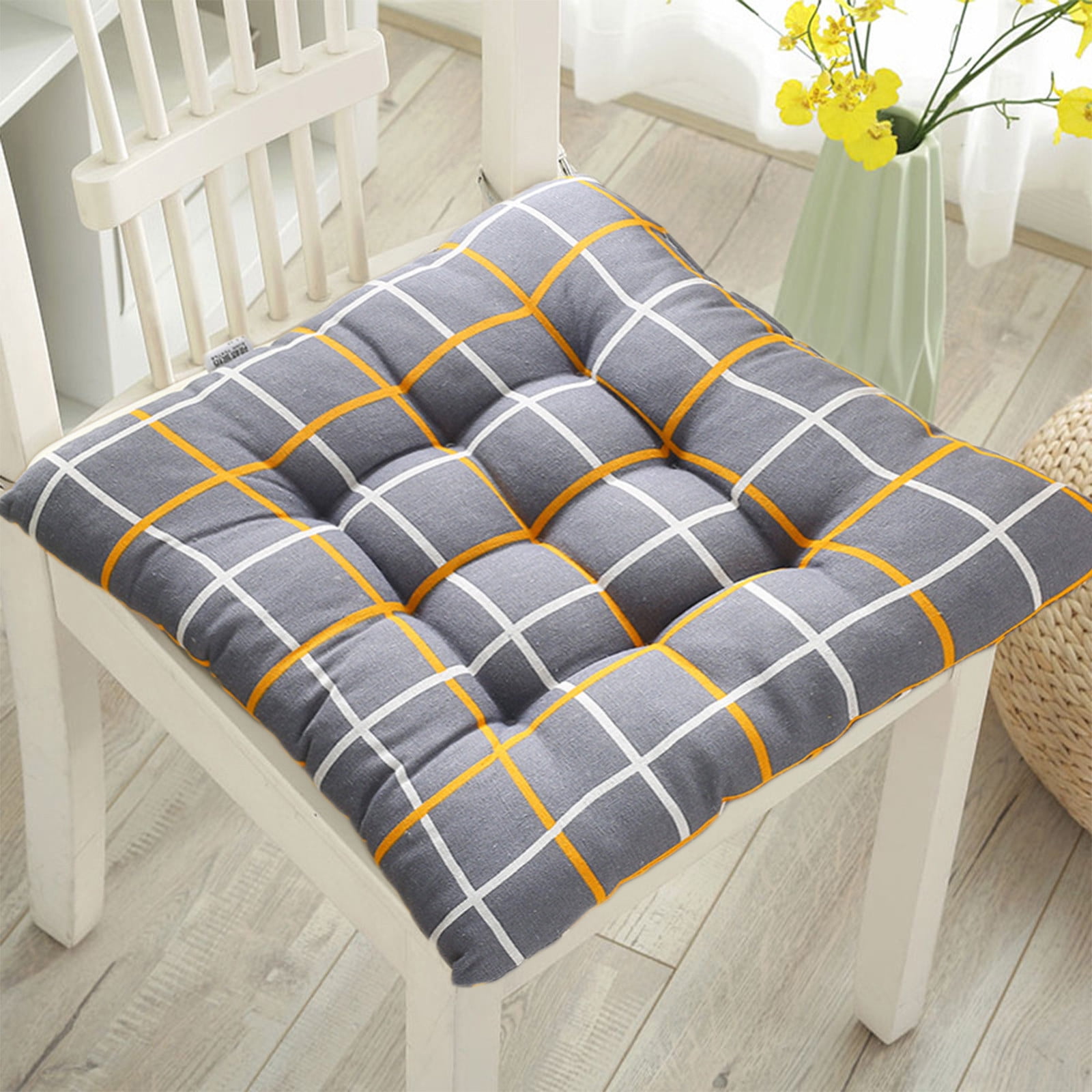 Upgraded Chair Cushions For Indoor/dining/kitchen Chairs Seat Cushions ...