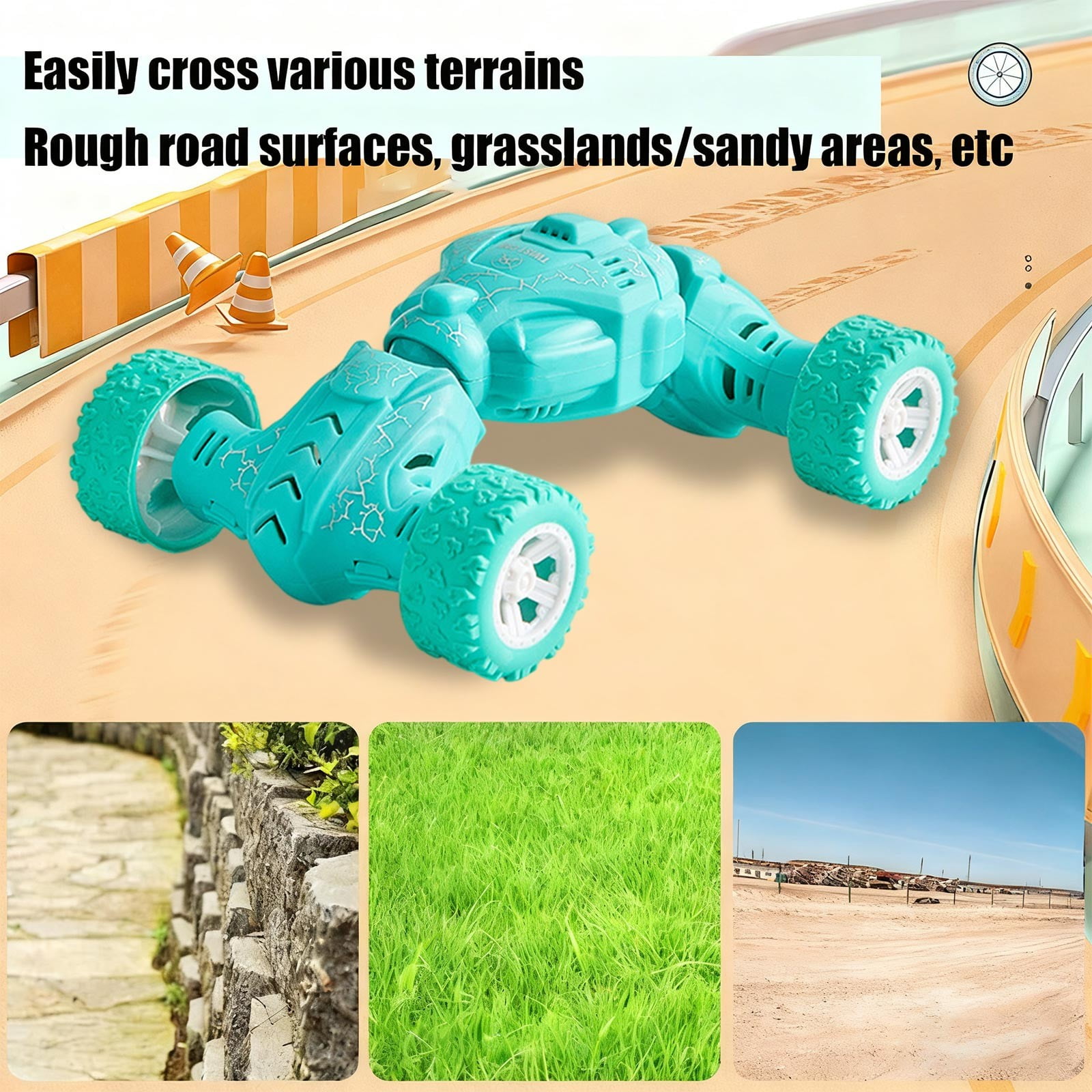 Upgraded Children's Inertial Twisting Car Toy Boys' Twisting Climbing ...