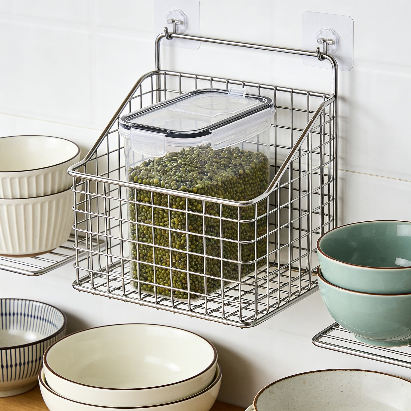 Upgraded Clear Airtight Food Storage Container With Lids Plastic Dry ...