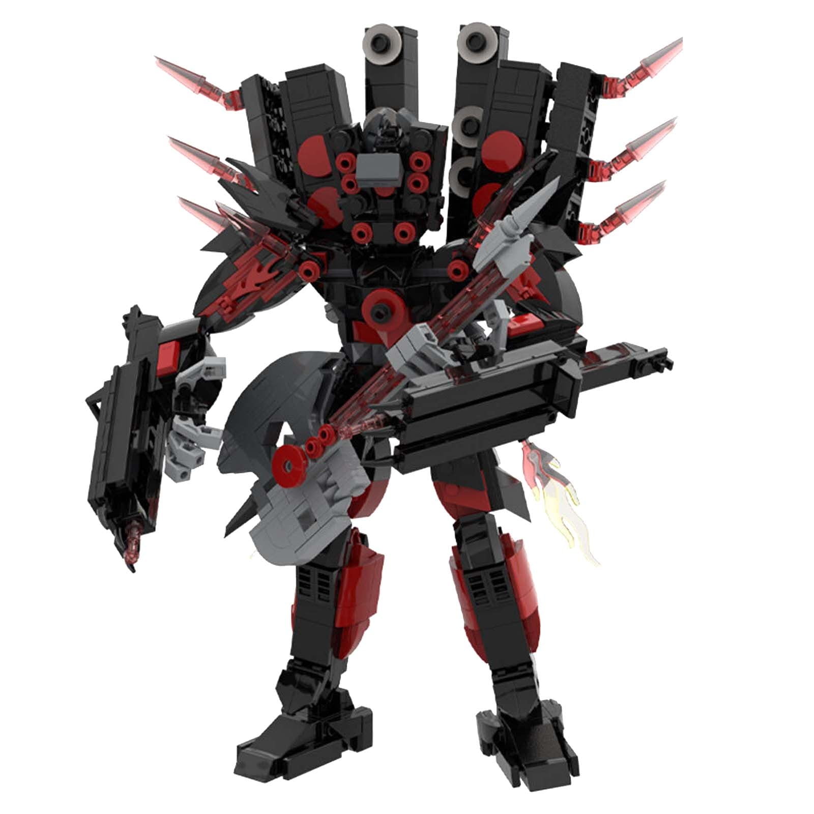 Upgraded Clockman Block Toy Figure Building Block Set Movable Figures ...