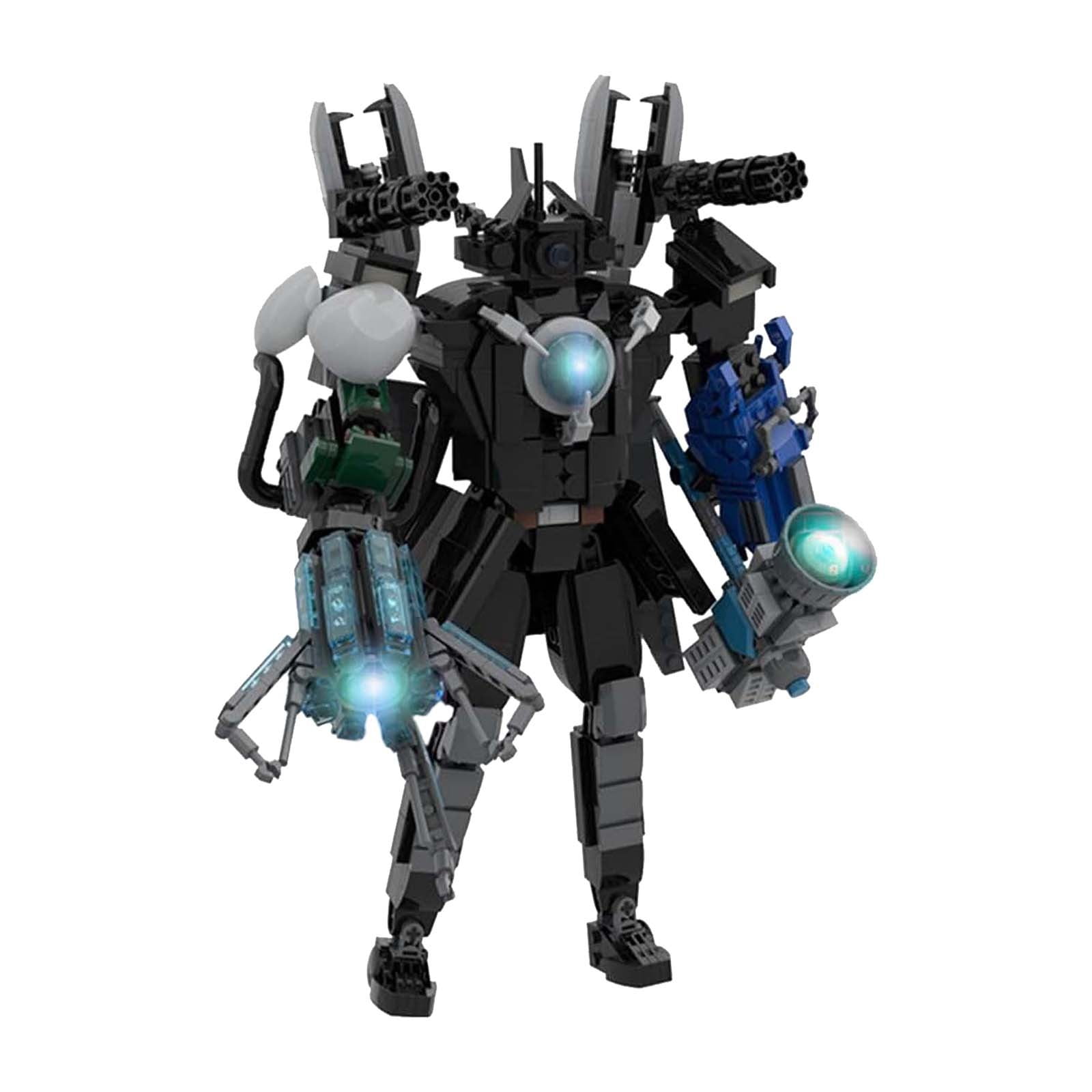 Upgraded Clockman Block Toy Figure Building Block Set Movable Figures ...