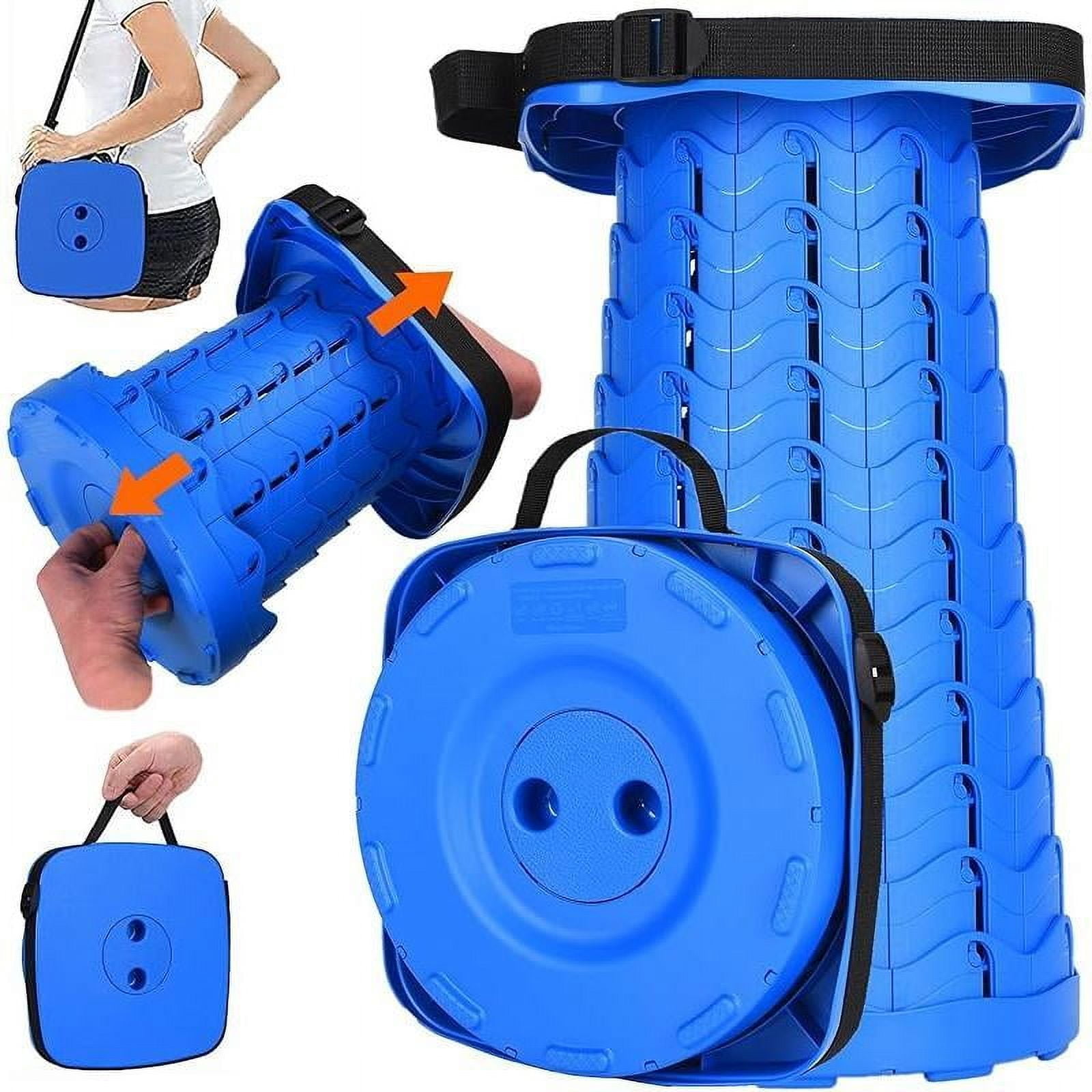 Upgraded Collapsible Stool, 400lbs Max Weight, Lightweight But Sturdy ...