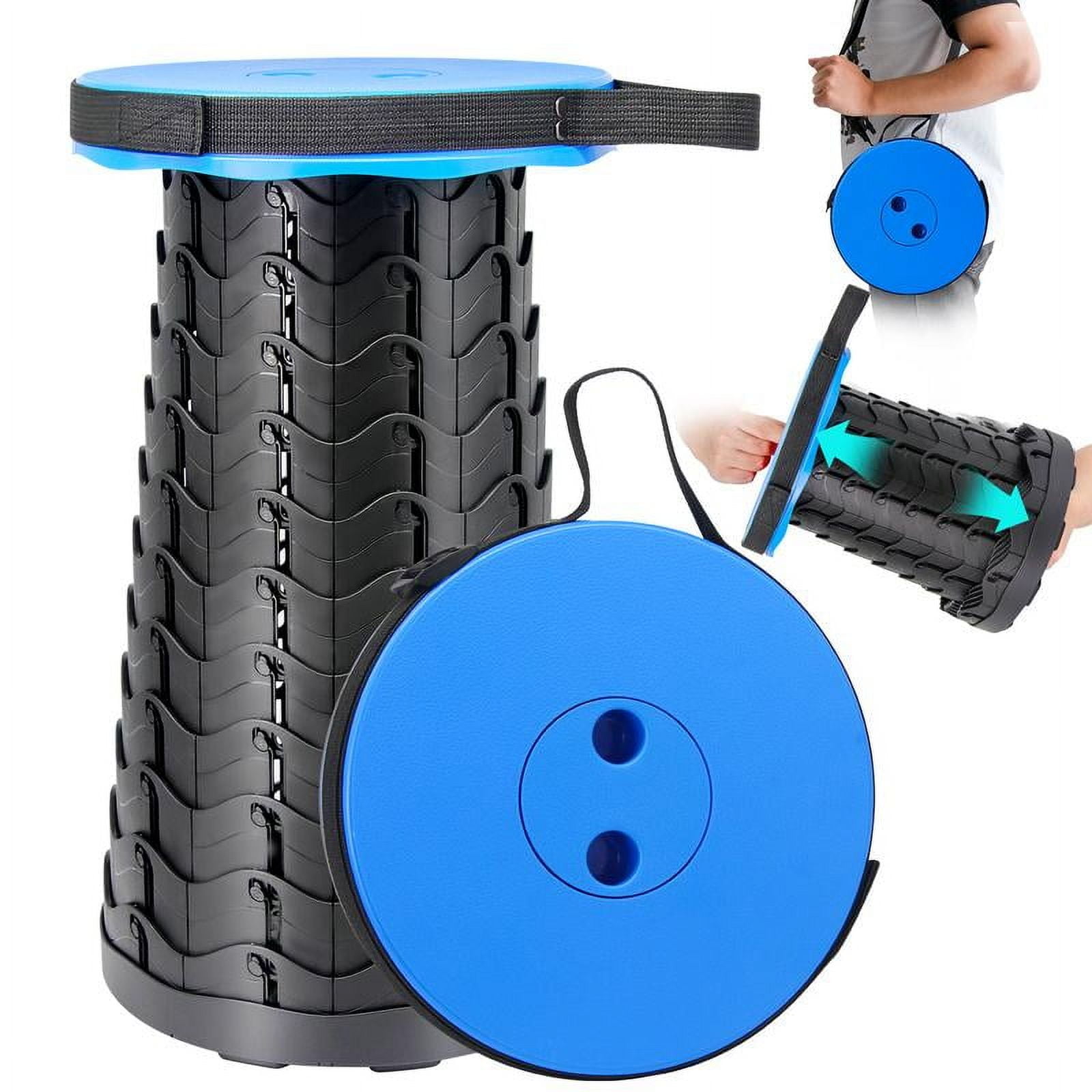 Upgraded Collapsible Stool Lightweight Portable Telescoping Stool with ...