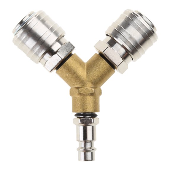 Upgraded Compressed Air Couplings Nickel Plated Connectors with Two ...