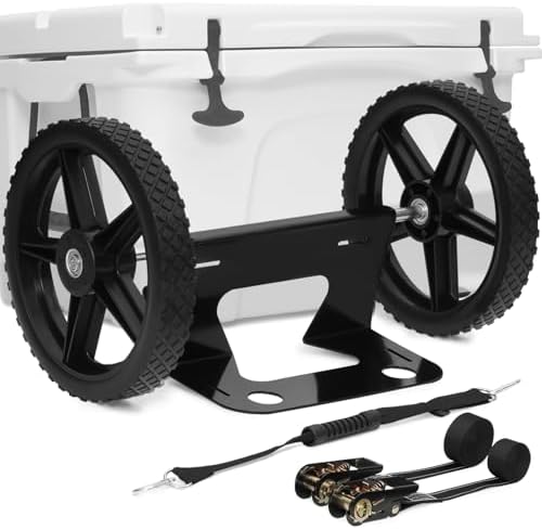 Upgraded Cooler Wheel Kit, Cooler Cart Kit for Heavy-Duty Coolers,15.5 ...