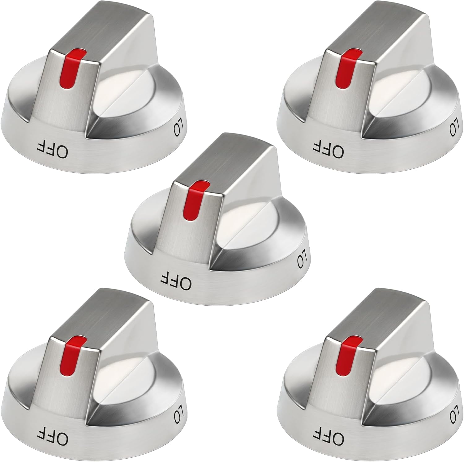 Upgraded DG64-00473A Stove Knobs for Samsung Oven Stainless Steel Gas ...