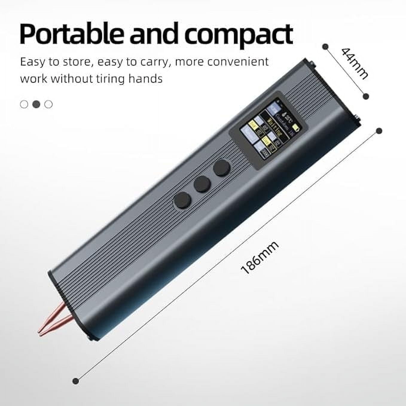Upgraded DT66 11 Gears Battery Spot Welder Adjustable Mini Portable ...