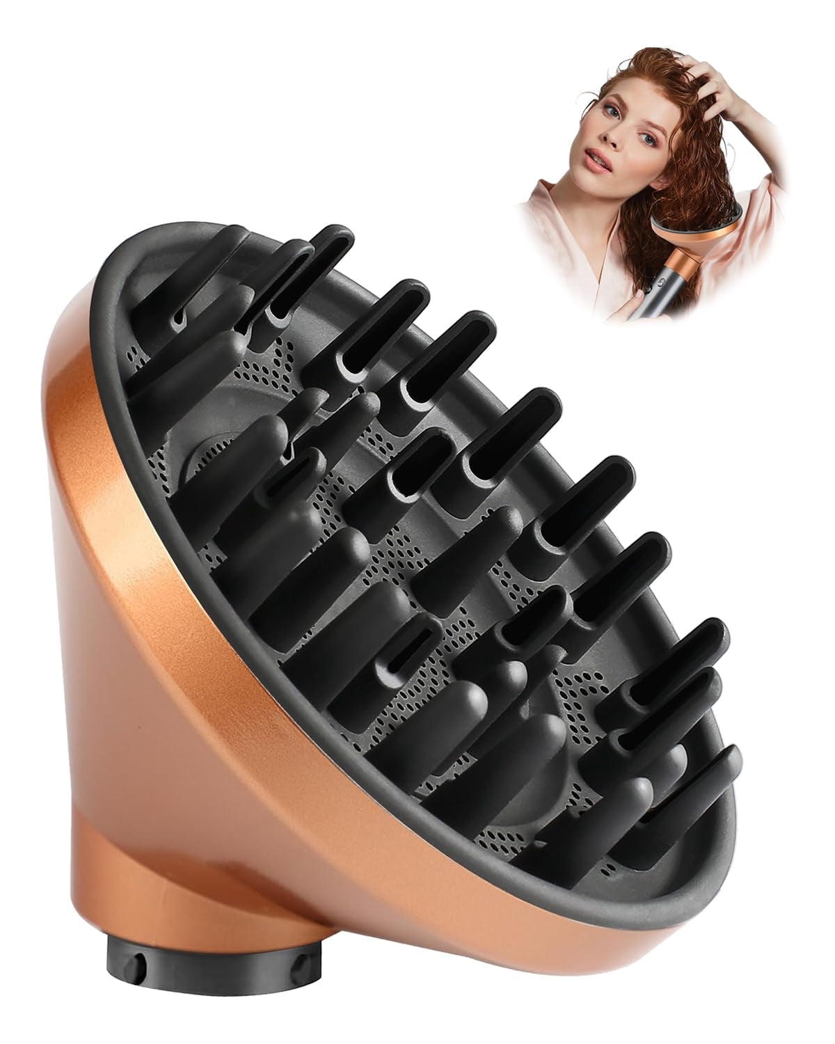 Upgraded Diffuser for Dyson Airwrap Styler, Hair Dryer Diffuser Nozzle ...
