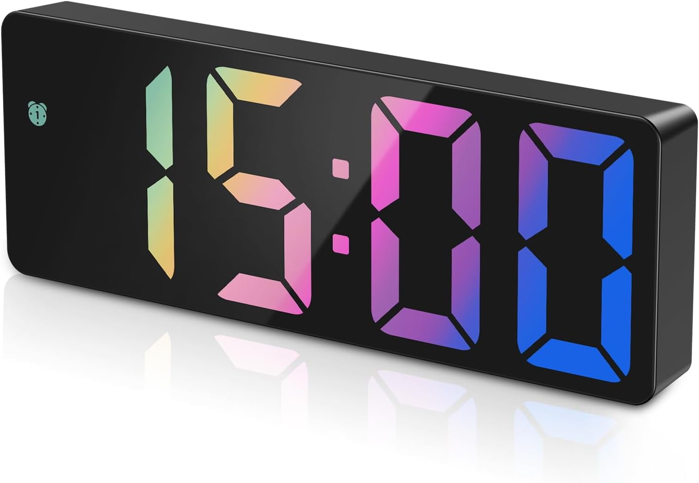 Upgraded Digital Alarm Clocks for Bedrooms, LED Digital Clock with Dual ...