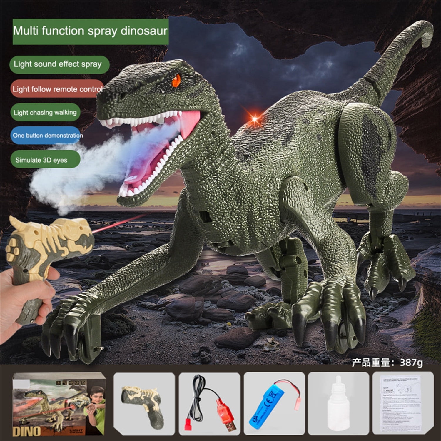 Upgraded Dinosaur Toys for Kids 3-5-7 Years Old, Remote Control ...