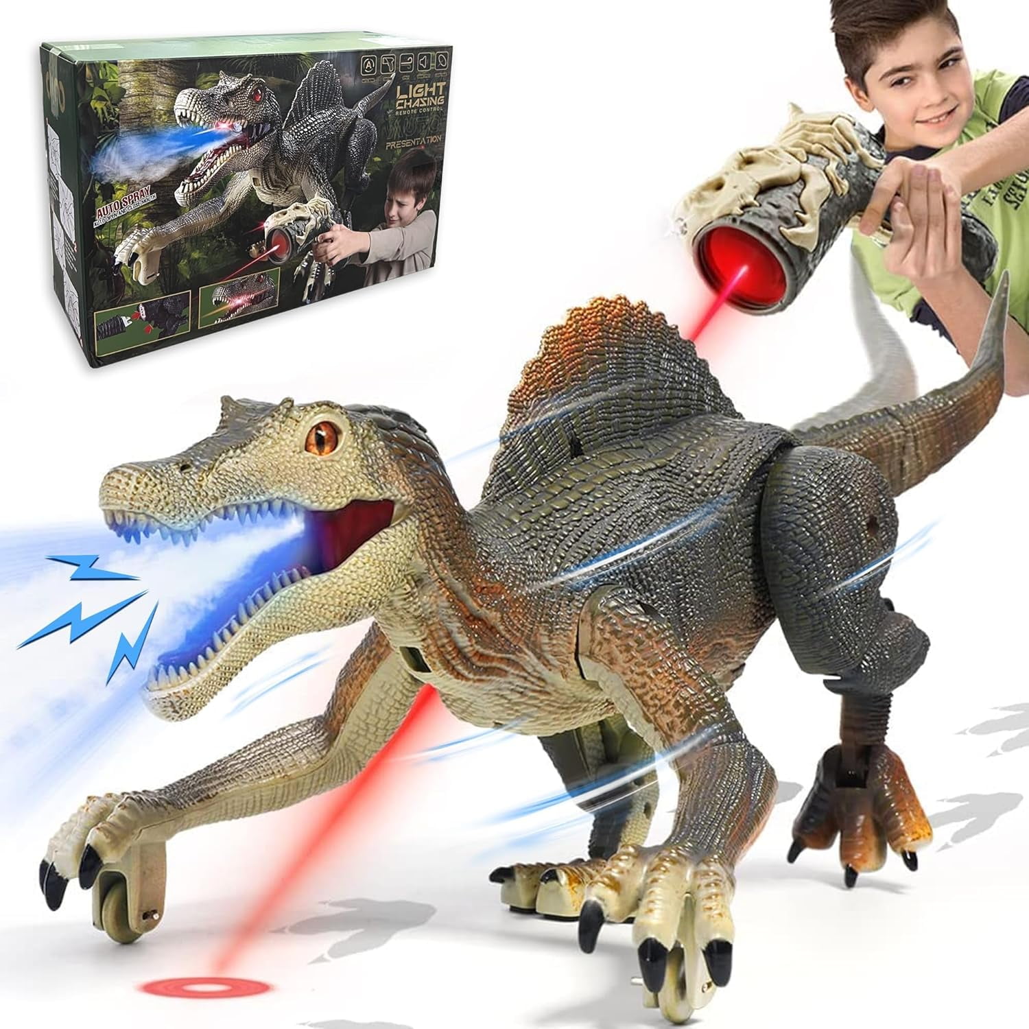 Upgraded Dinosaur Toys for Kids 3-5-7 Years Old, Remote Control ...