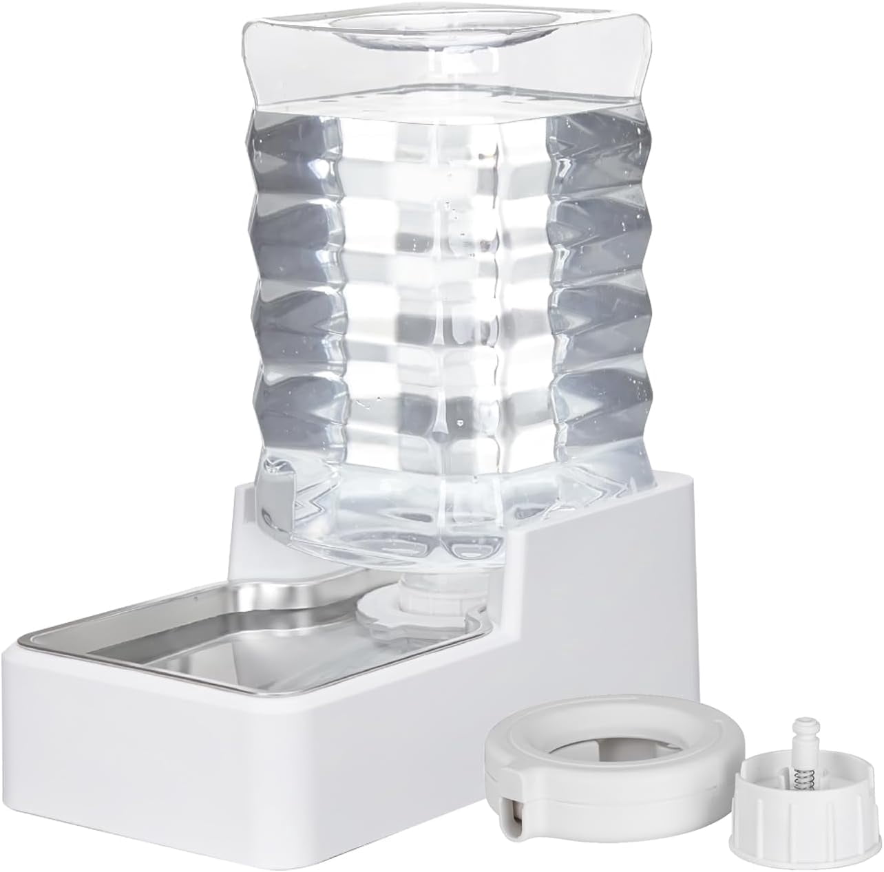 Upgraded Dog Water Bowl Dispenser, Stainless Steel Bowl, Automatic ...