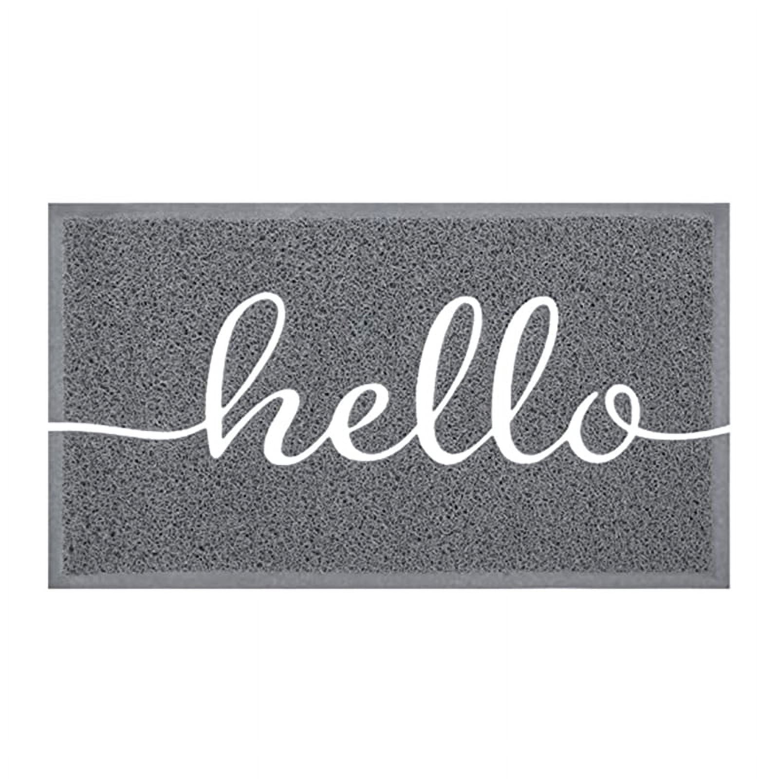 Upgraded Door Mat Outdoor Indoor Hello Doormat, Floor Non-Slip Rug ...