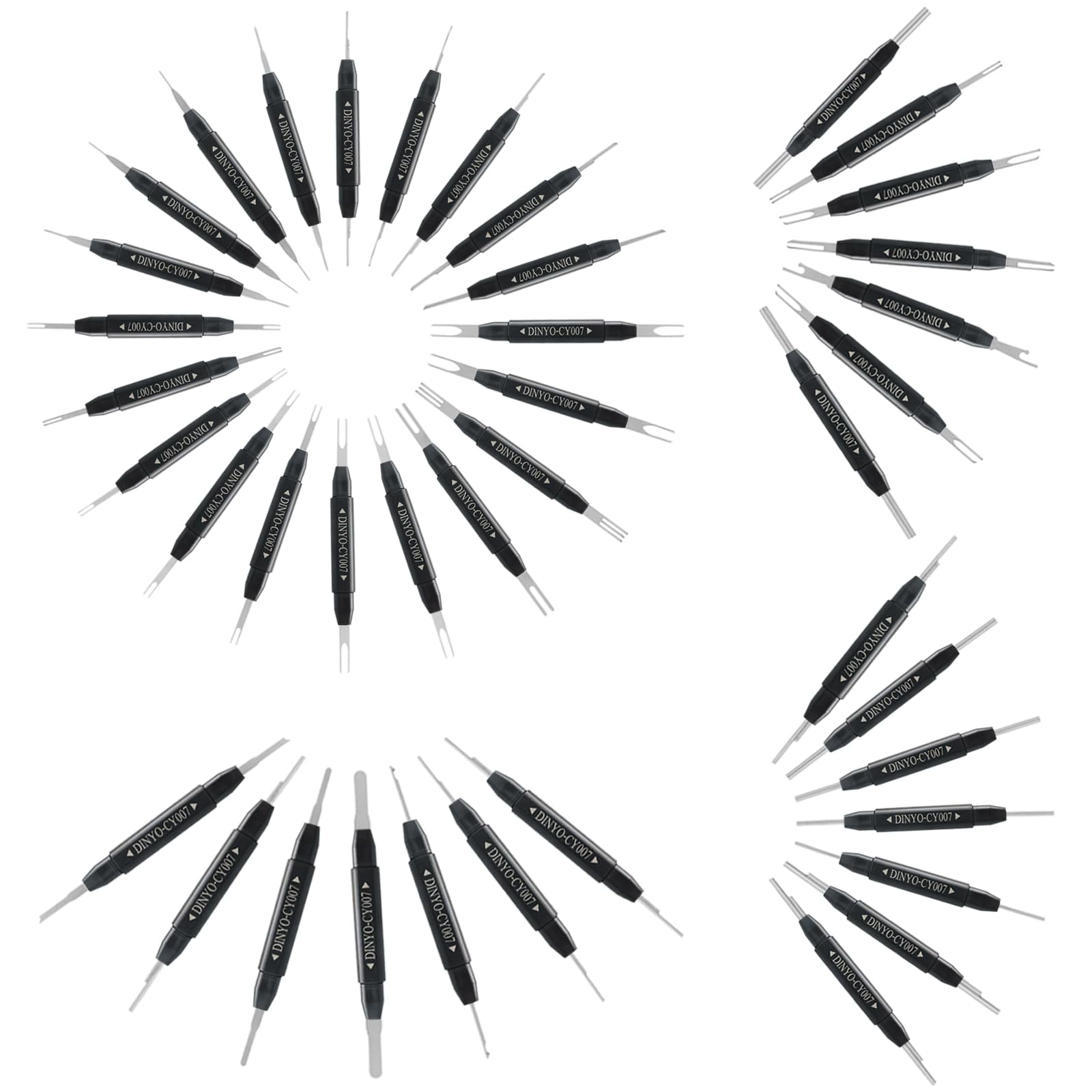 Upgraded Double Pin Terminal Removal Tool Kit- 41Pcs Pin Extractor ...