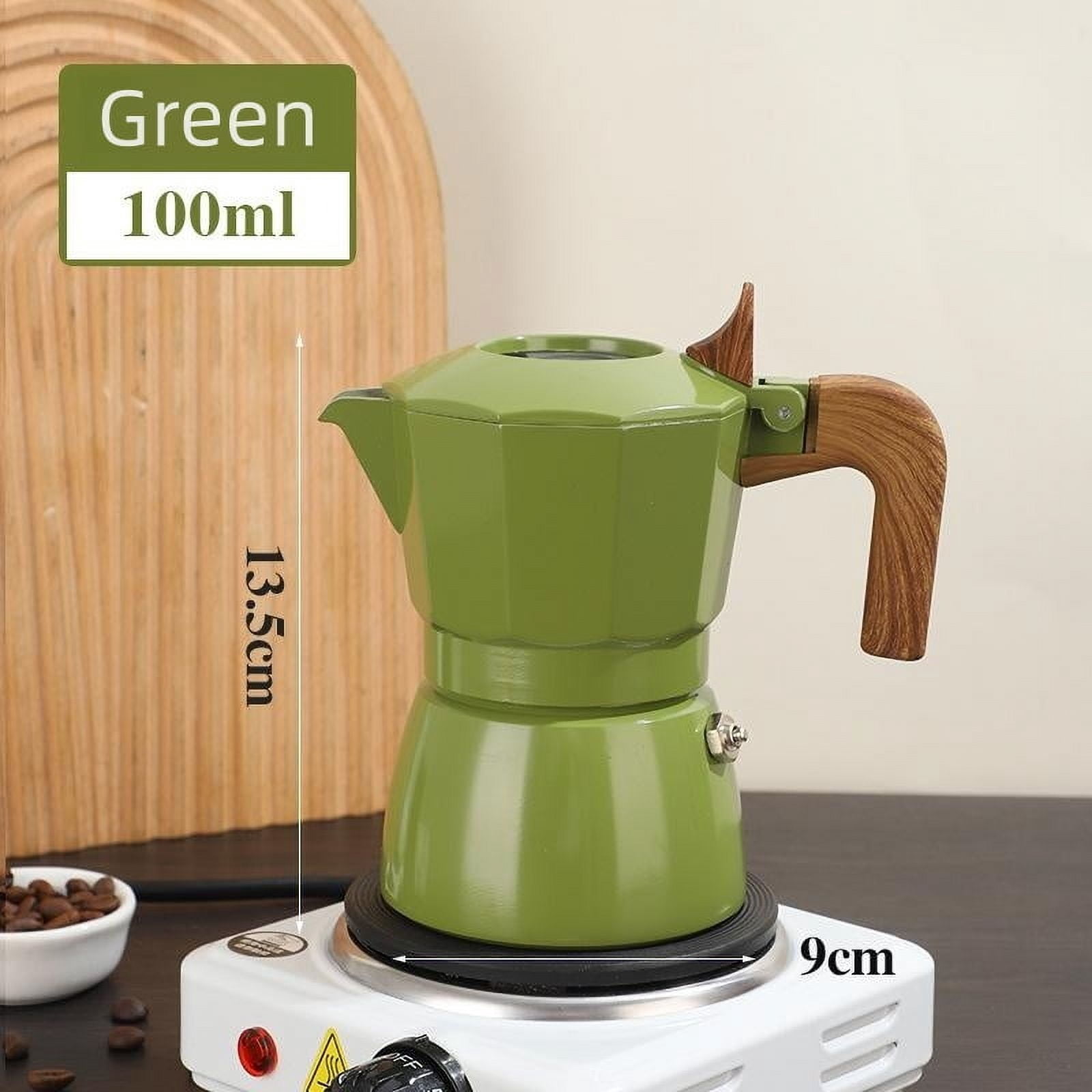 Upgraded Double-valve Moka Pot Double-valve Extraction Hollow Visual ...