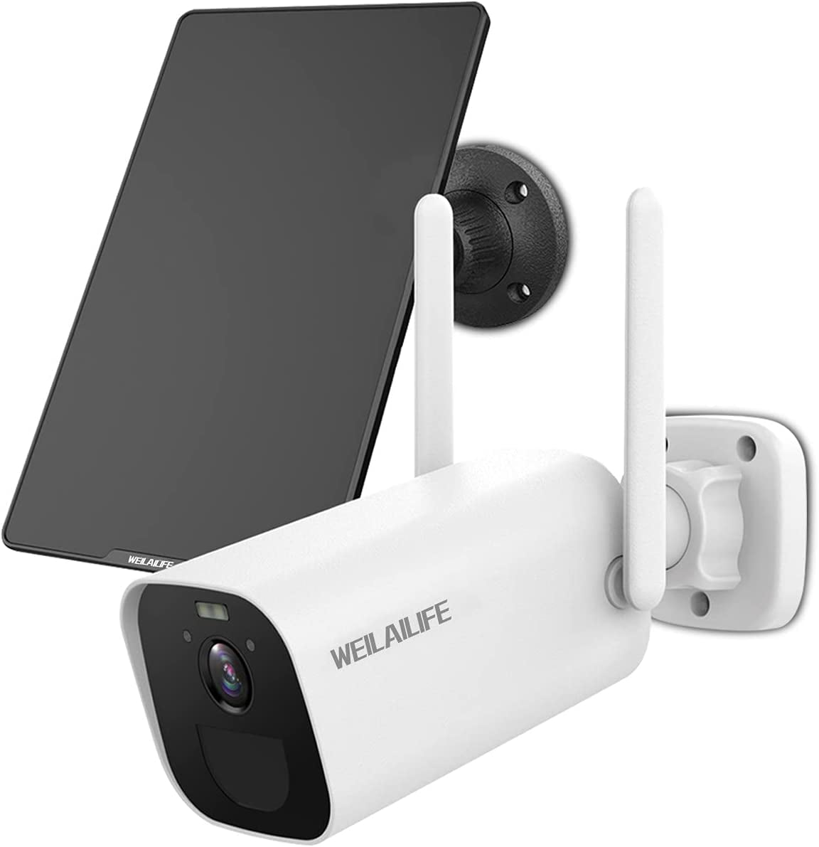 {Upgraded Dual Antenna & Solar Charge} 2K Wireless Solar Security ...