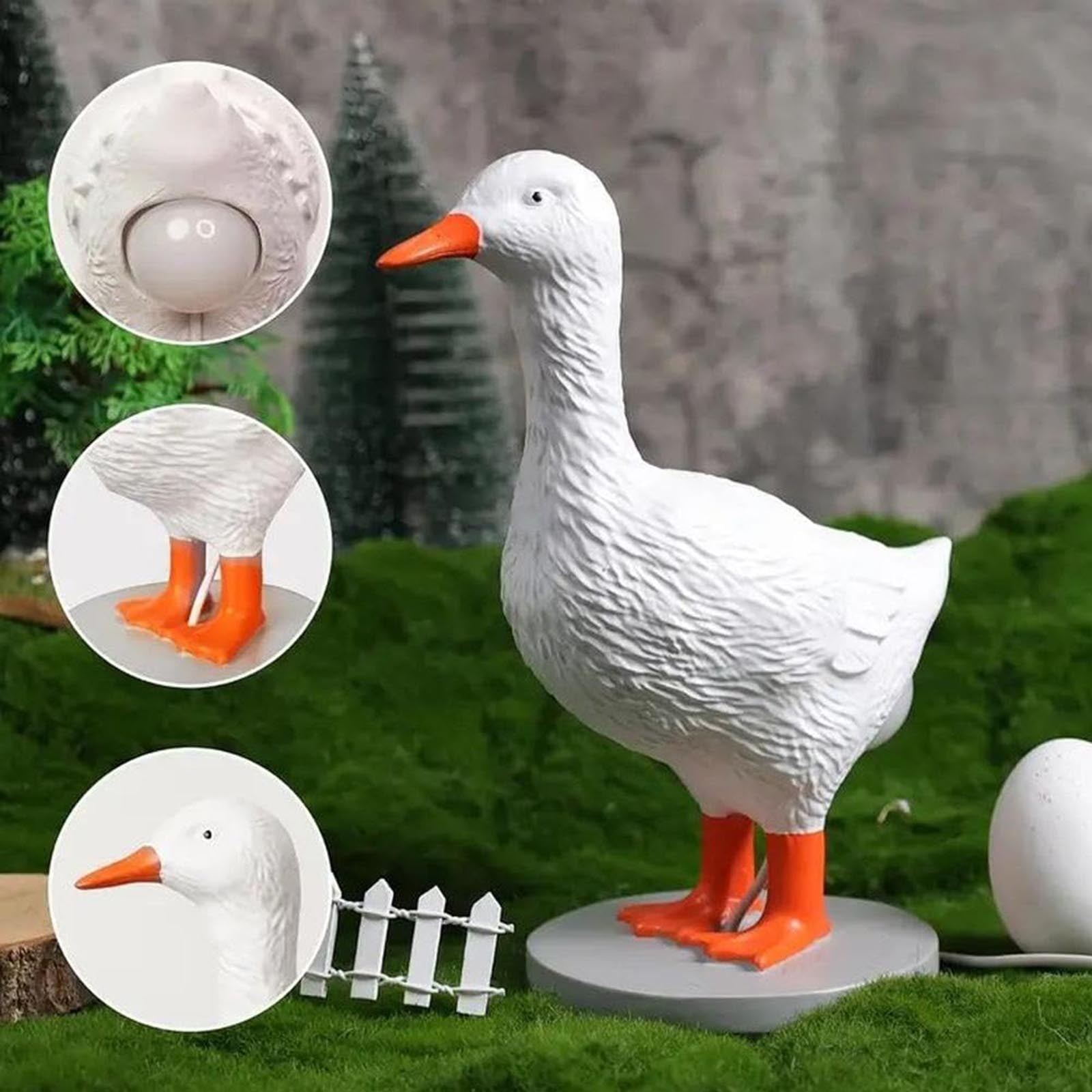 Upgraded Duck Egg Lamp, Duck Lamp, 3D Resin Duck Night Light with USB ...