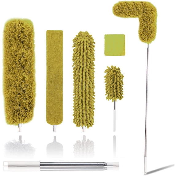 Upgraded Dusters for Cleaning (6pcs), Ceiling Fan Duster with 100 ...