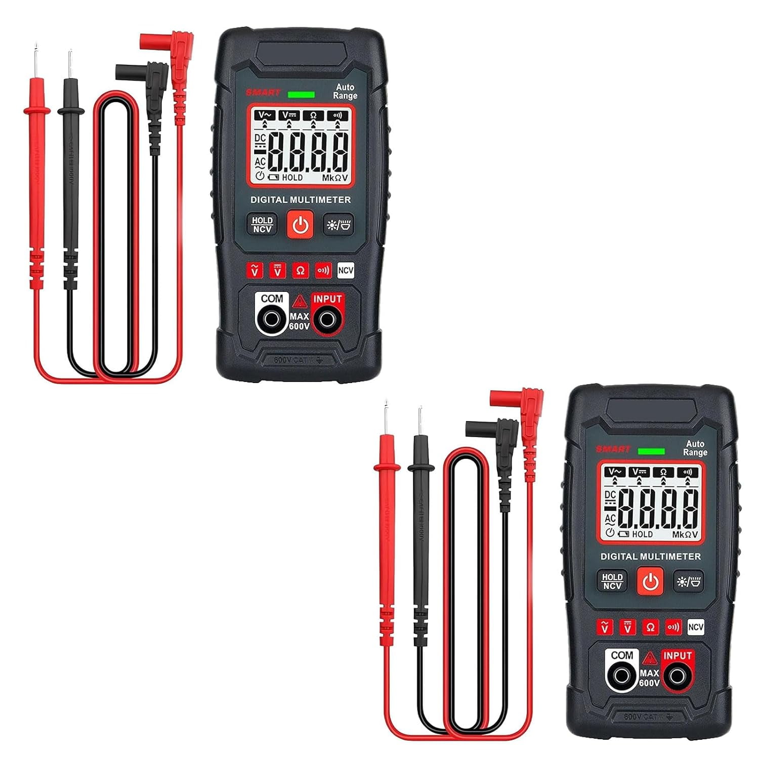 Upgraded EBTN LCD Multimeter, Easy to Read and Measure, Digital ...