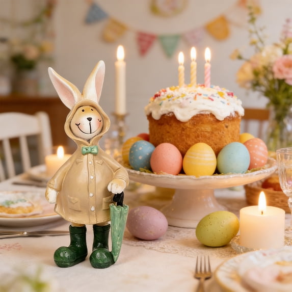 Upgraded Easter Bunny Resin Ornaments Easter Bunny Resin Ornaments D ...