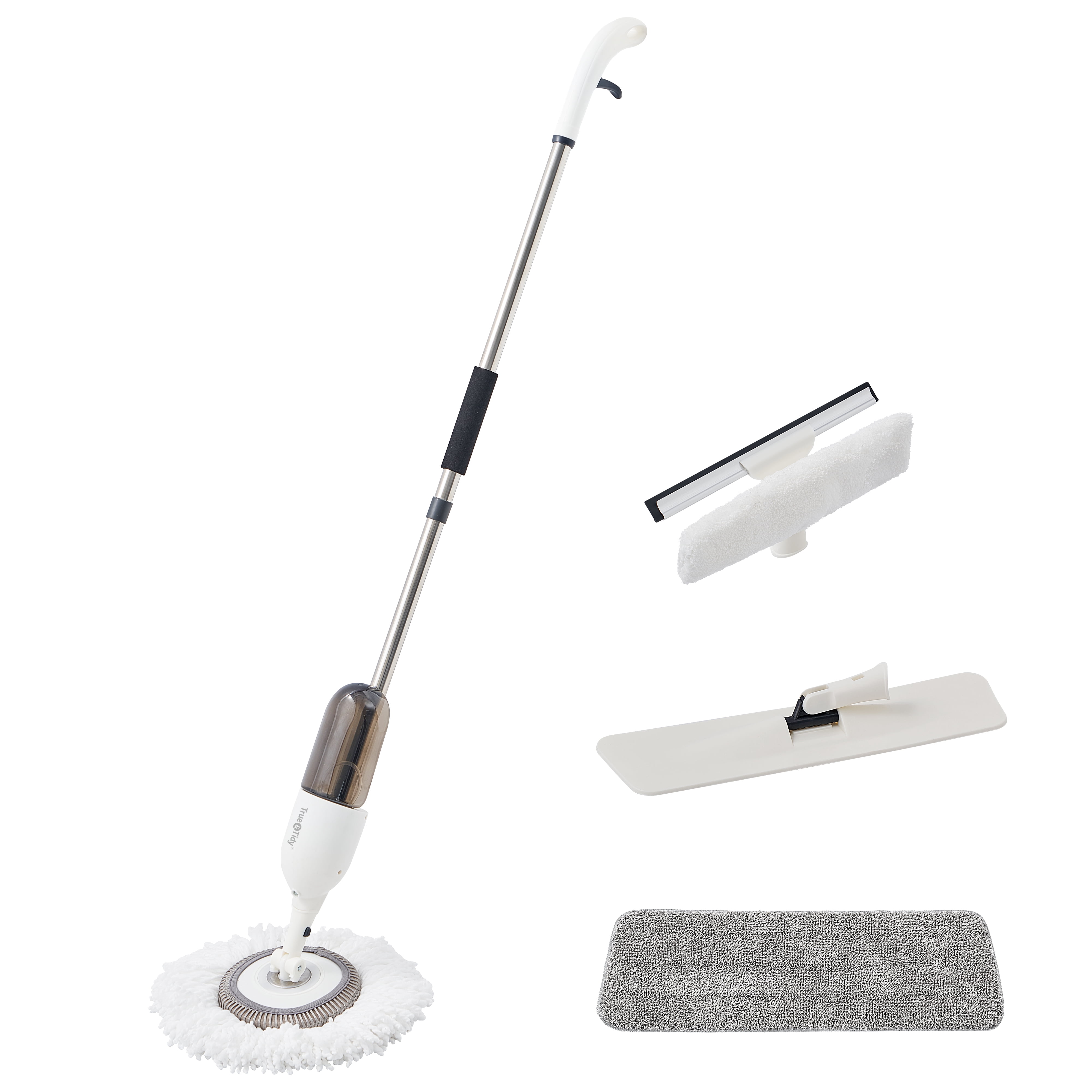 Upgraded Eco-Friendly Spray Mop Sweeper Broom with Three 360º ...