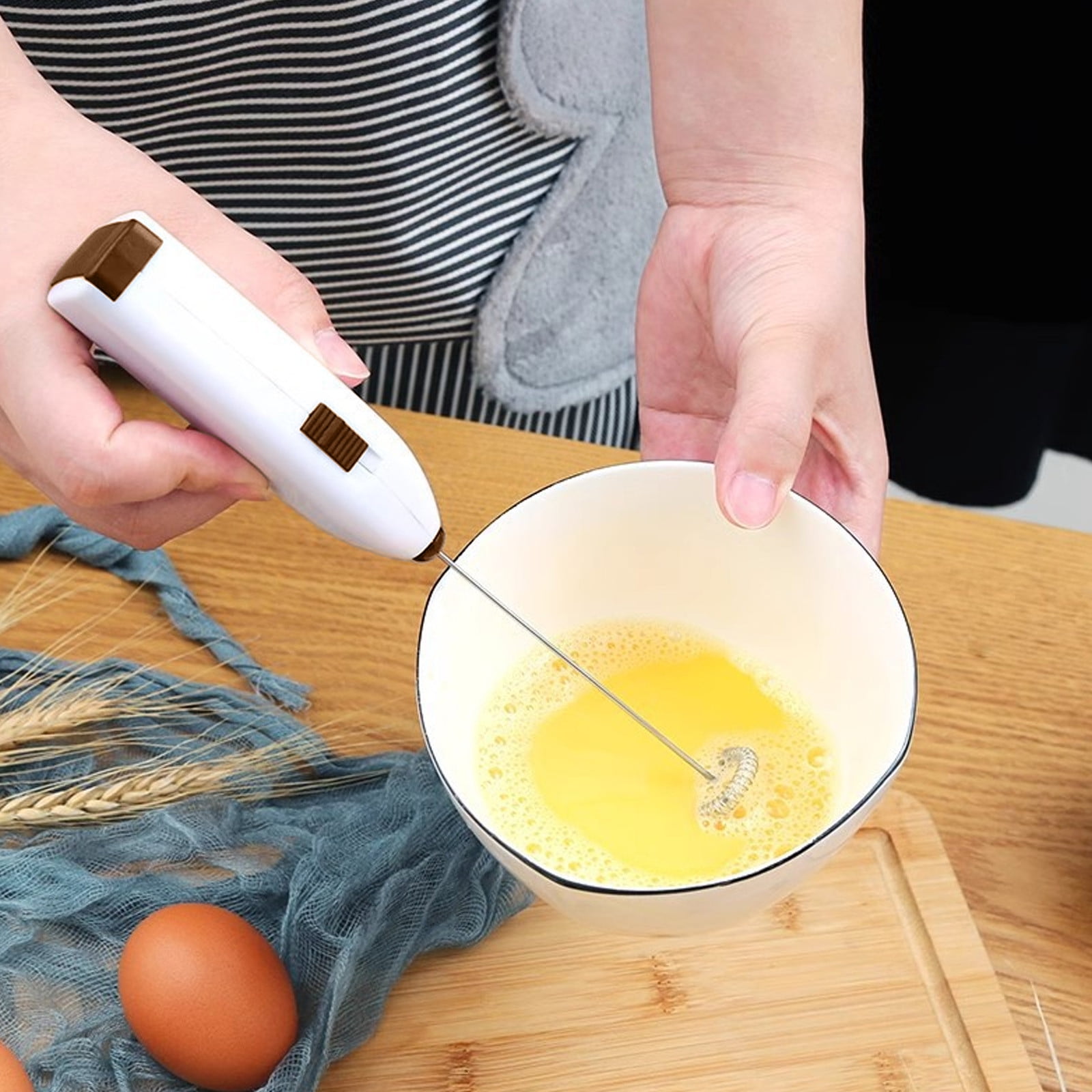 Upgraded Electrics Coffee Mixers Milk Frother Handheld Egg Beater Milk ...