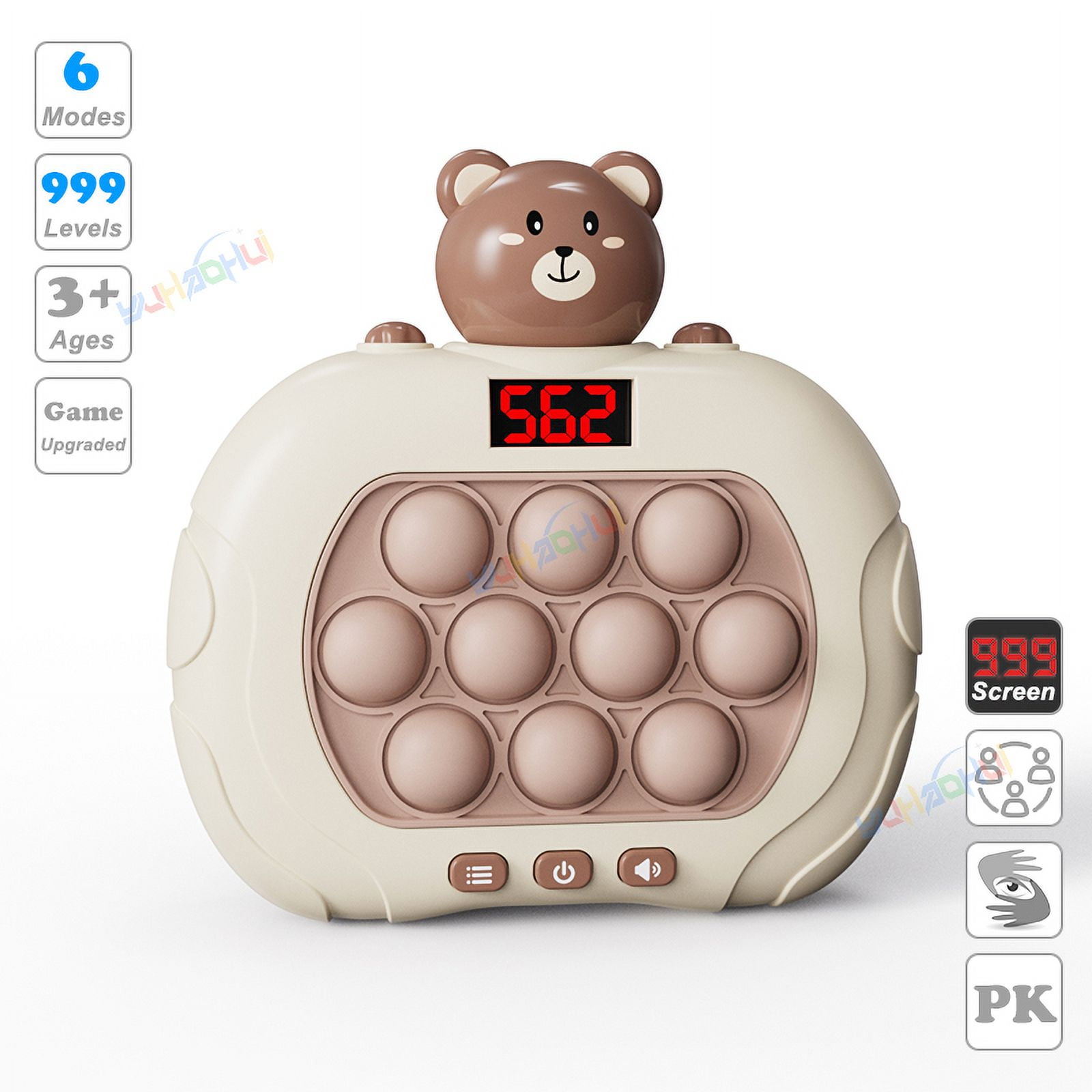Upgraded Electronic Pop Push Quick Push Game Console with LED Display ...
