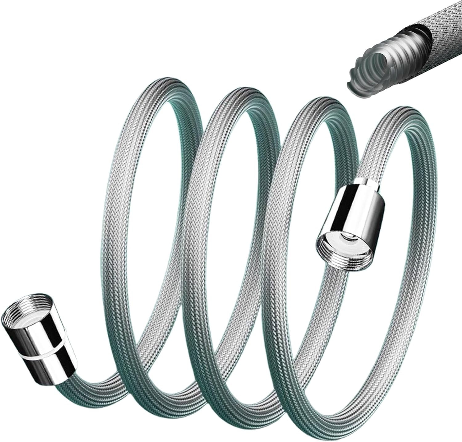 Upgraded Explosion-proof Braided Shower Hose - Anti-leak, Shower Hose ...