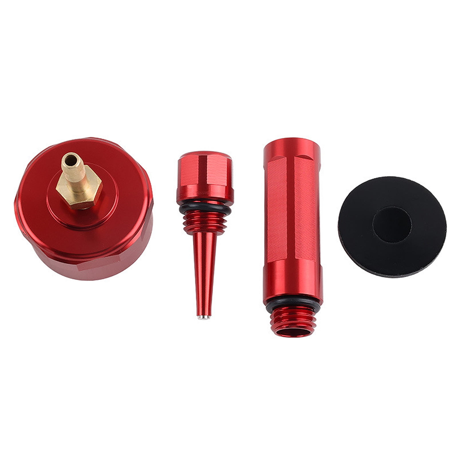 Upgraded Extended Run Brass Hose Fitting Cap Change Funnel Oil Dipstick ...