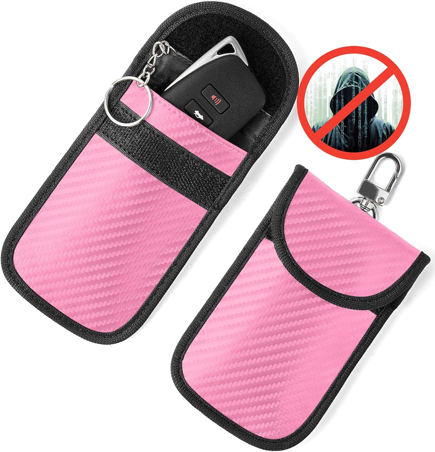Upgraded Faraday Bag for Key Fob (2 Pack), Premium Faraday Key Fob ...