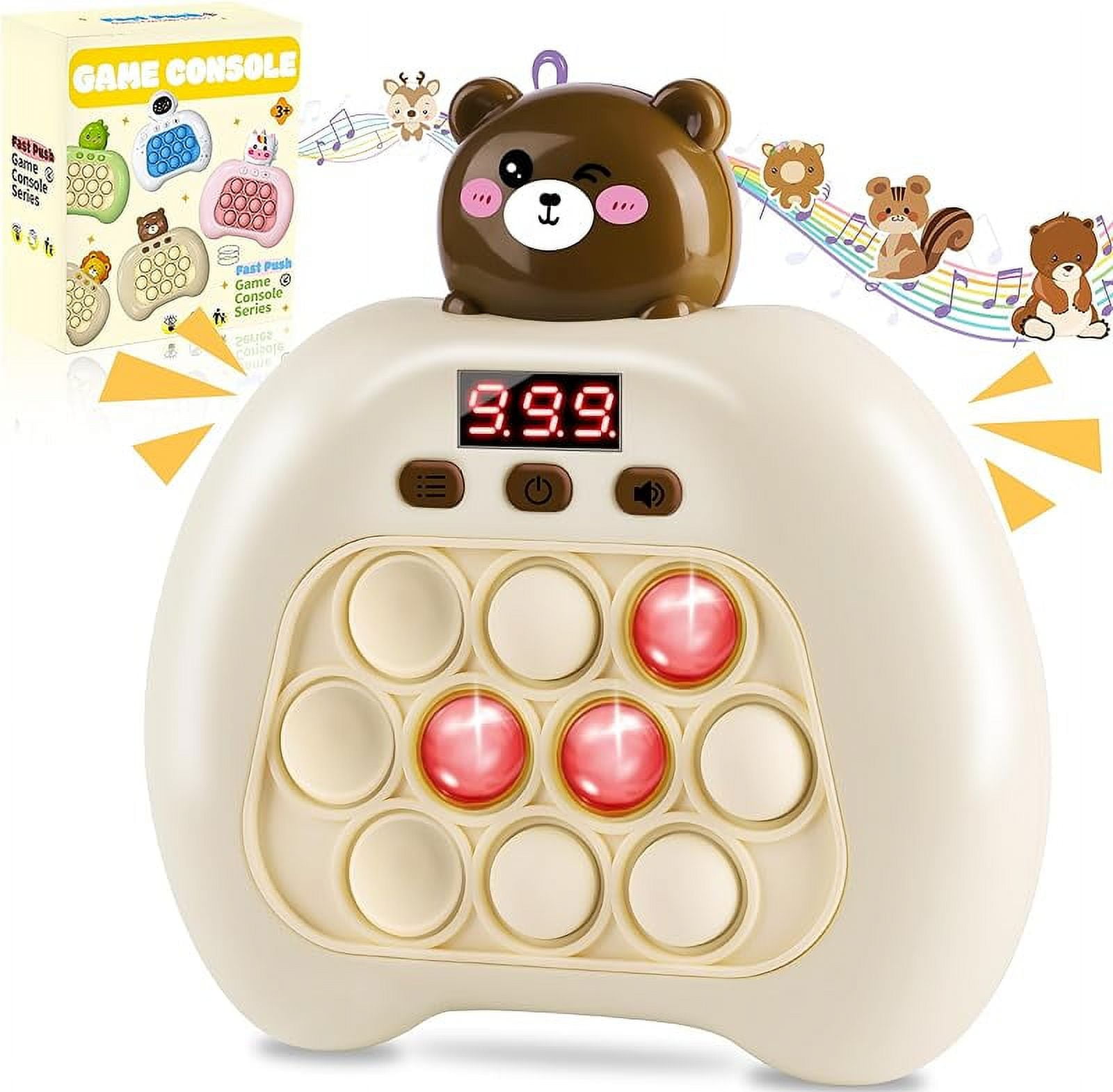 Upgraded Fast Push Game Pop Fidget Toys for Kids, Funny Toys with LED ...