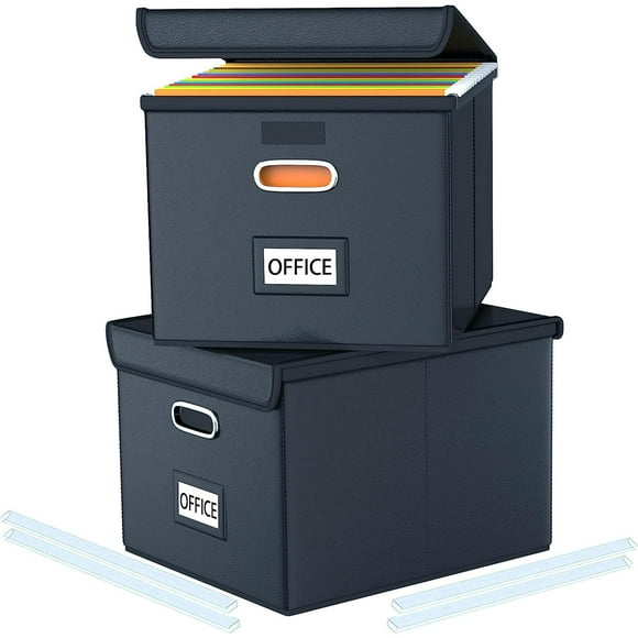 Plastic File Folder Bin Storage Organizer