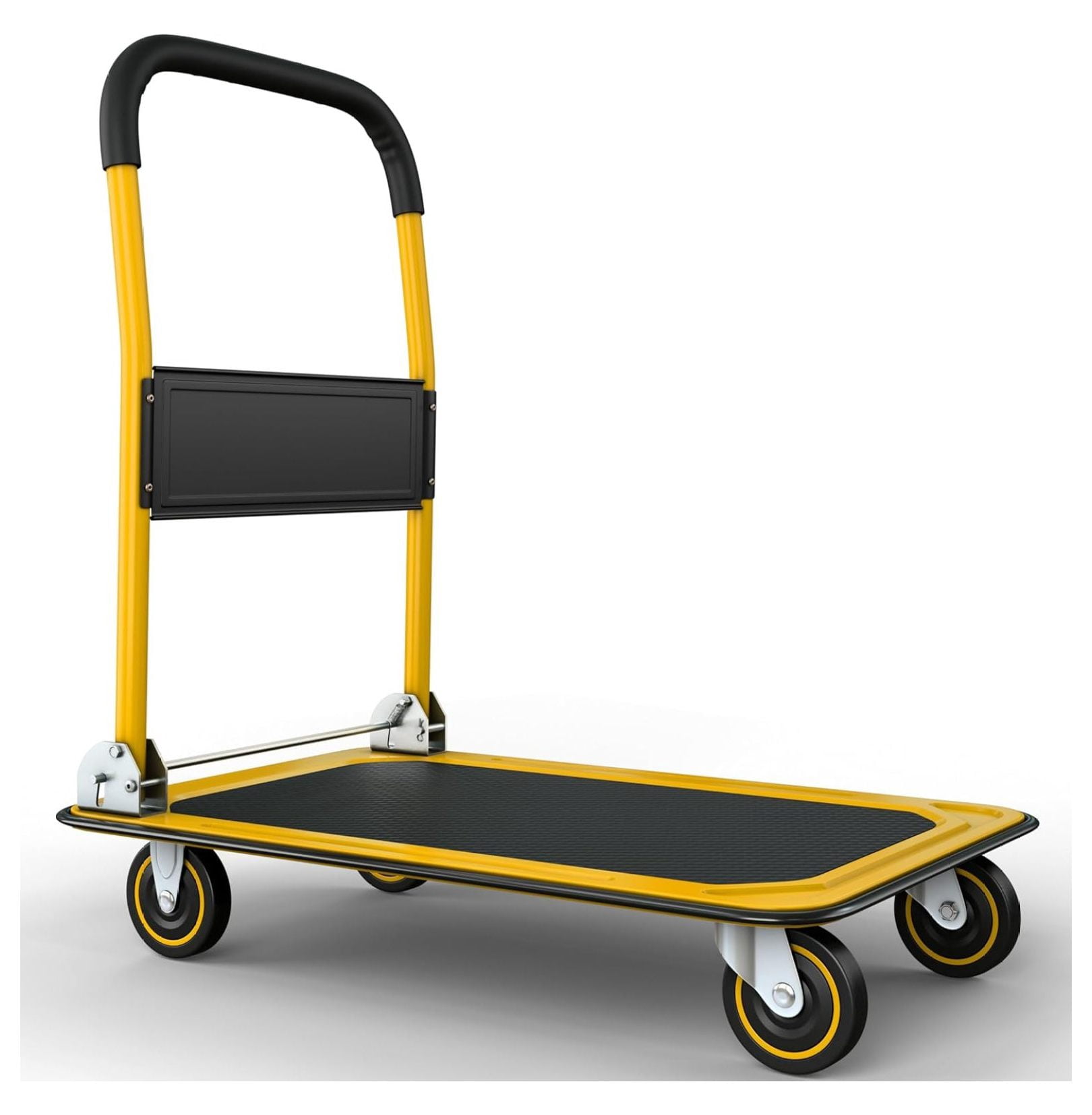Upgraded Foldable Push Cart Dolly | 660 lbs. Capacity Moving Platform ...