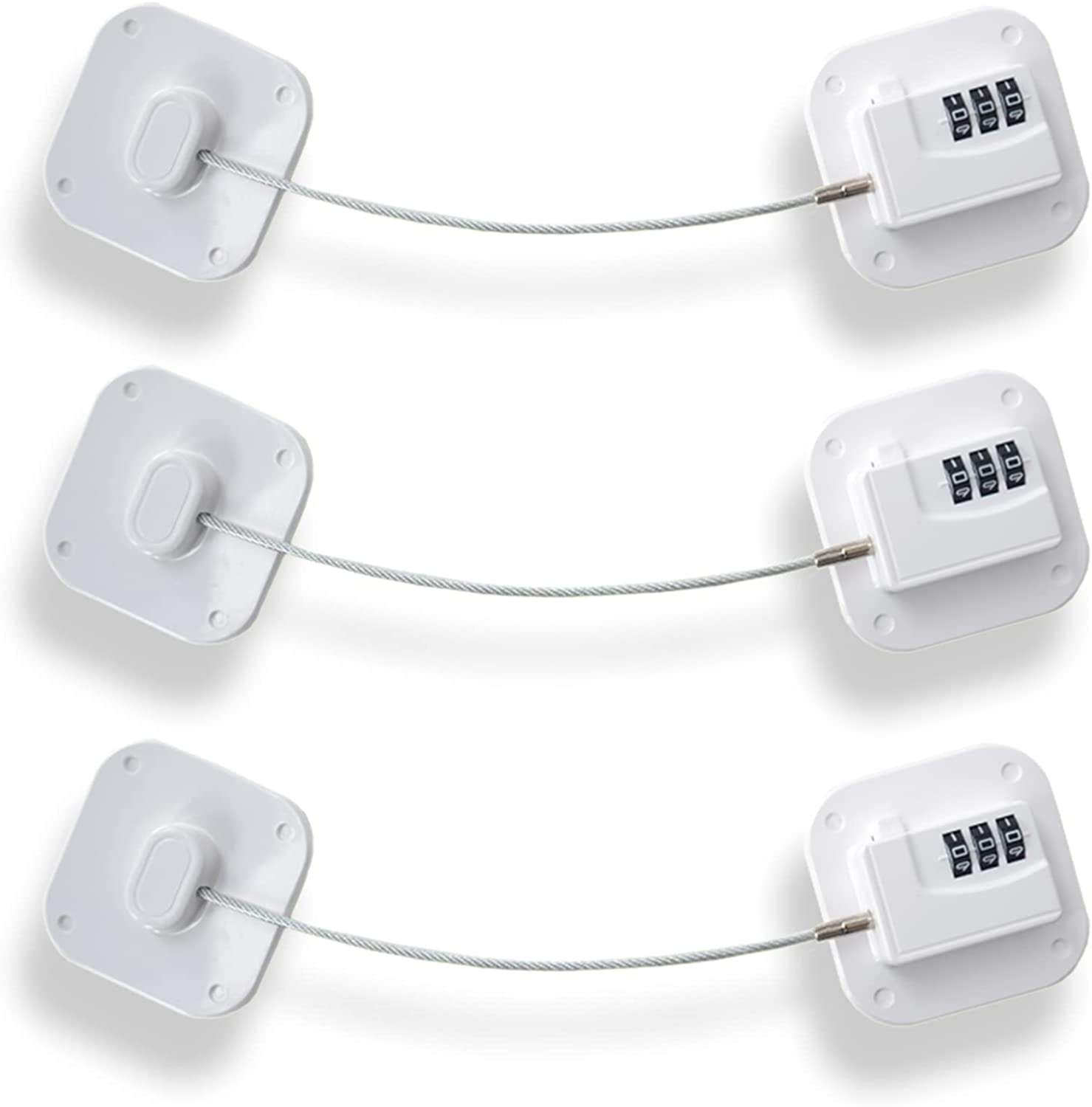 Upgraded Fridge Combination Locks for Kids, Heavy Duty Refrigerator ...