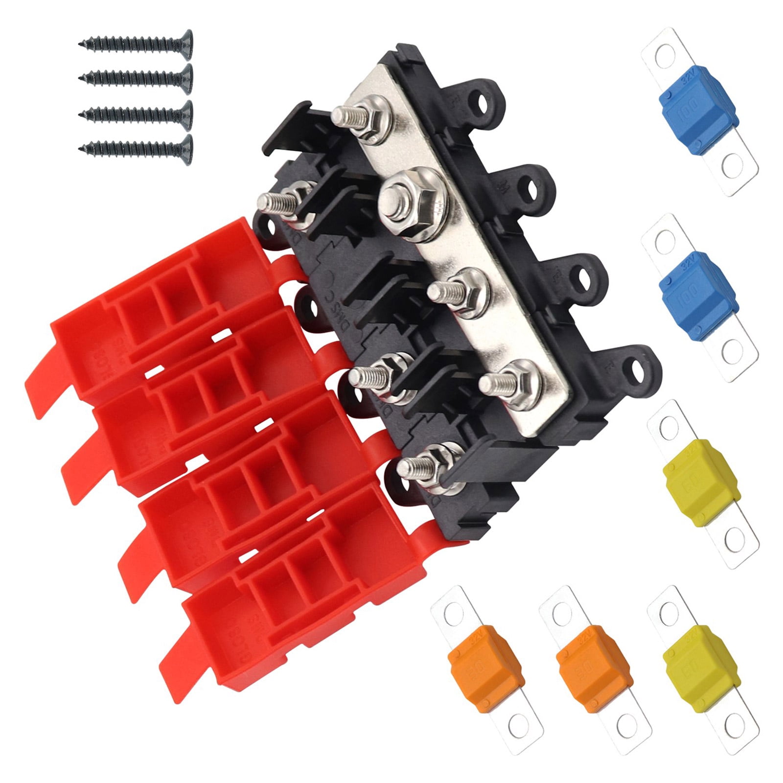 Upgraded Fuses Block Single Circuit High Temperature Resistance Strong ...