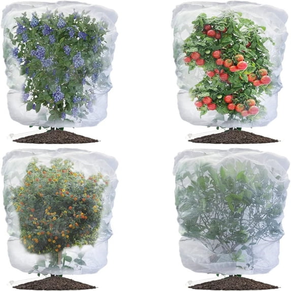 Upgraded Garden Insect Net Cover Is Used To The Flowers Of Plants From ...