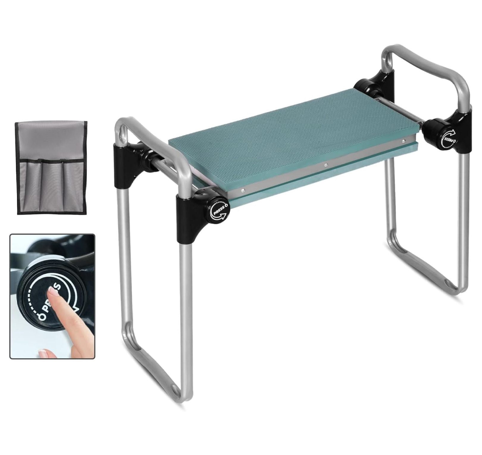Upgraded Garden Kneeler and Seat, Gardening Stool Kneeling Bench for ...