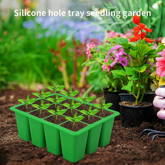Upgraded Garden Trays Seed Trays, Reusable Seed Trays for Seed ...