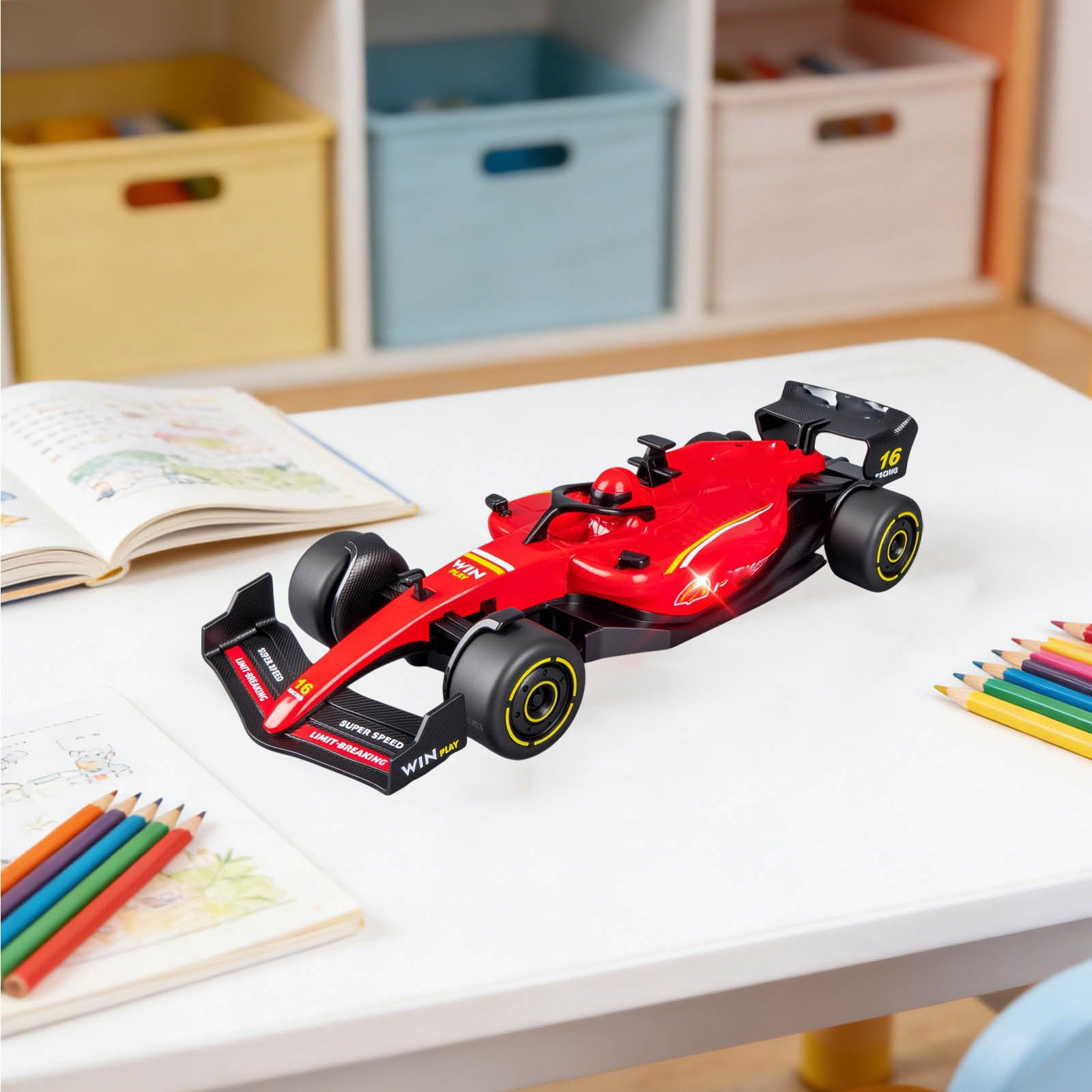 Upgraded Gift F Racing Model Boy Toy Car Gift Box Inertial Sliding Car ...